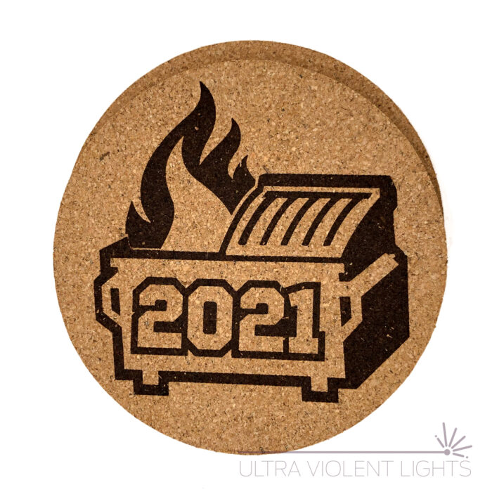 2021 Dumpster Fire Coasters - Ultra Violent Light